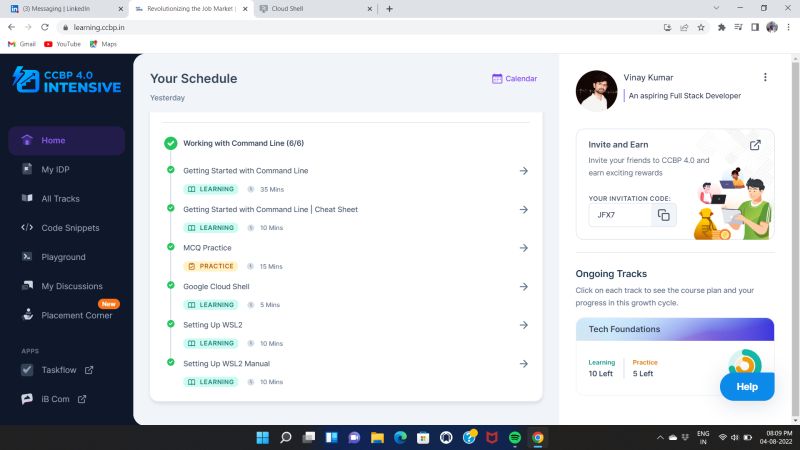 vinay kumar Guguloth on LinkedIn: #ccbp #nxtwave #ibhubs #rahulattuluri vinay kumar Guguloth on LinkedIn: #ccbp #nxtwave #ibhubs #rahulattuluri