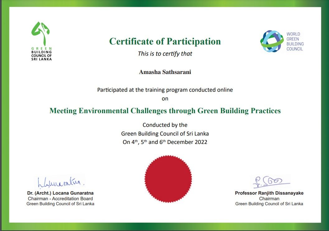 Amasha Sathsarani on LinkedIn: Successfully Completed the training ... Amasha Sathsarani on LinkedIn: Successfully Completed the training ...
