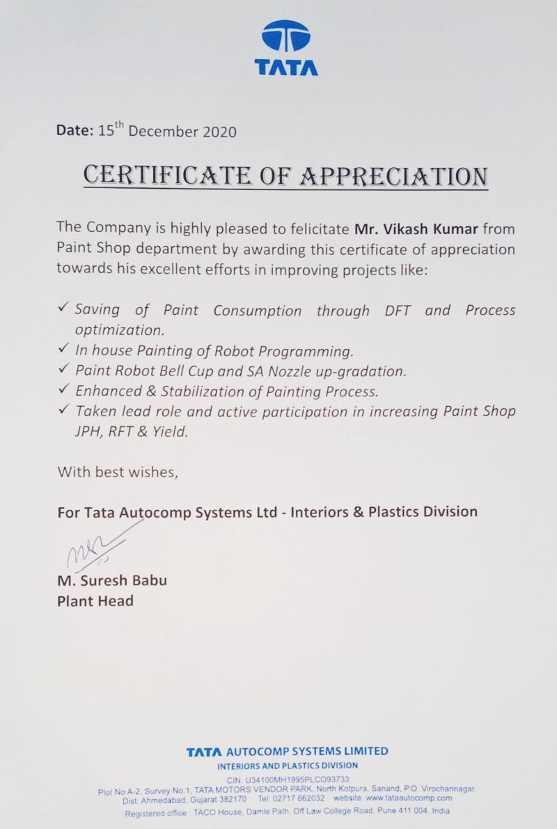 Vikash Kumar on LinkedIn: #appreciation #proudmoment | 29 comments Vikash Kumar on LinkedIn: #appreciation #proudmoment | 29 comments
