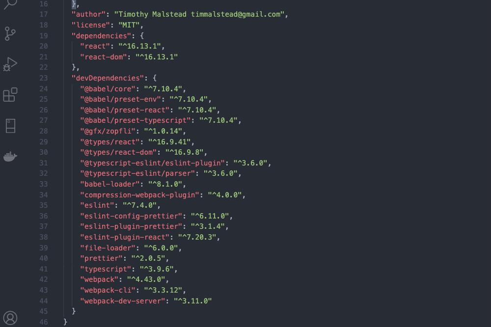 Timothy Malstead on LinkedIn: #npm #webpack #babel #react #typescript ... Timothy Malstead on LinkedIn: #npm #webpack #babel #react #typescript ...