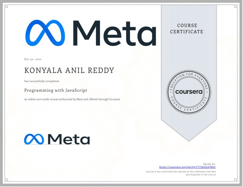 Anil Reddy on LinkedIn: #javascript #meta Anil Reddy on LinkedIn: #javascript #meta