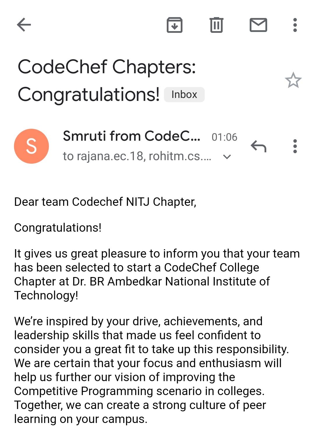 Ritik Kumar on LinkedIn: #codechef #codechef #campus #chapter # ... Ritik Kumar on LinkedIn: #codechef #codechef #campus #chapter # ...