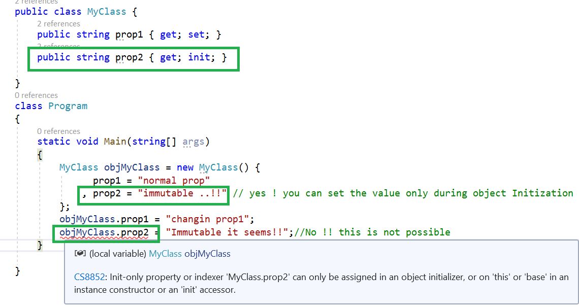 Sreekanth T N on LinkedIn: #C#tricks Do you know what is Init-only ... Sreekanth T N on LinkedIn: #C#tricks Do you know what is Init-only ...