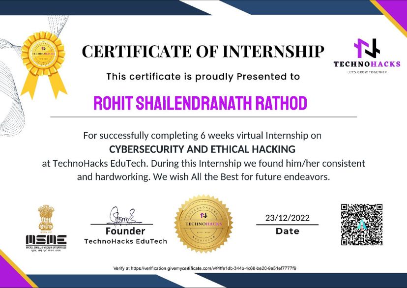 Rohit Rathod on LinkedIn: #learning #experience #internship #completed ... Rohit Rathod on LinkedIn: #learning #experience #internship #completed ...