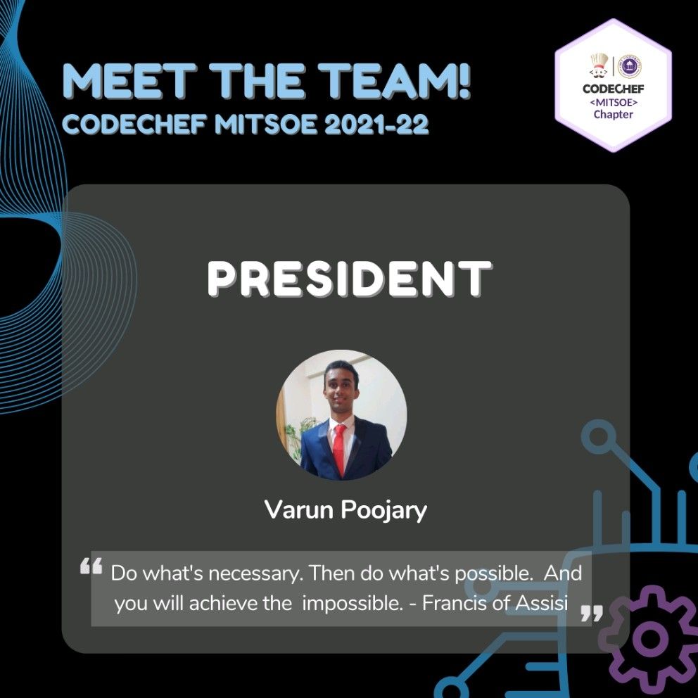 CodeChef-MITSOE Chapter on LinkedIn: #codechef #motivation #leadership ... CodeChef-MITSOE Chapter on LinkedIn: #codechef #motivation #leadership ...