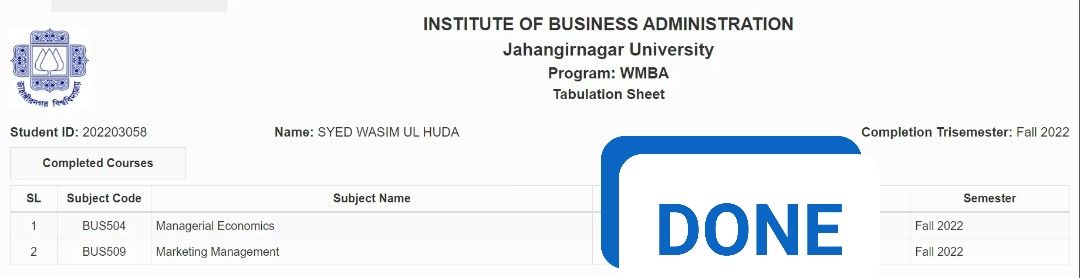Syed Wasim ul Huda on LinkedIn: Done with 1st semester of IBA-MBA ... Syed Wasim ul Huda on LinkedIn: Done with 1st semester of IBA-MBA ...
