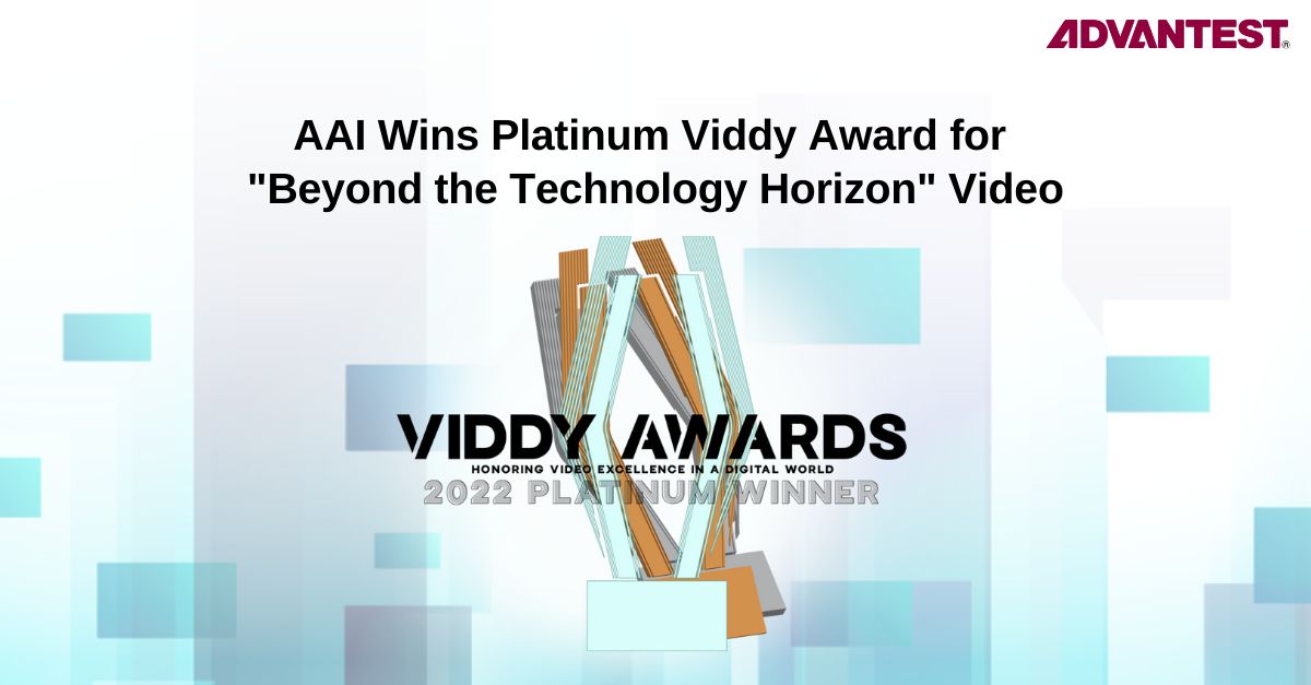 Advantest on LinkedIn: #viddyaward Advantest on LinkedIn: #viddyaward