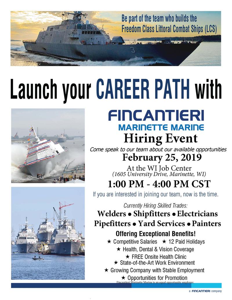 Fincantieri Marine Group on LinkedIn: Marinette Marine is having a ... Fincantieri Marine Group on LinkedIn: Marinette Marine is having a ...
