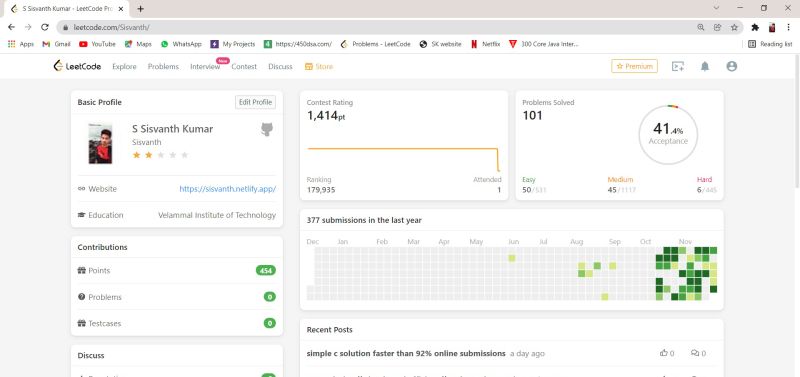 Sisvanth Kumar on LinkedIn: #leetcode #100daysofcoding #leetcode # ... Sisvanth Kumar on LinkedIn: #leetcode #100daysofcoding #leetcode # ...