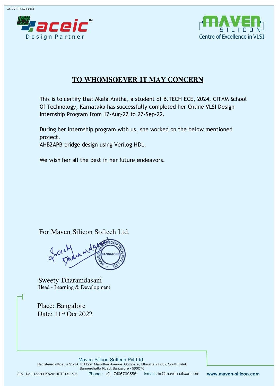 Anitha Akala on LinkedIn: #mavensilicon #verilog # ... Anitha Akala on LinkedIn: #mavensilicon #verilog # ...