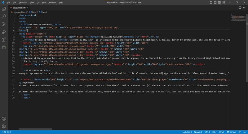 B Hemalatha Battula on LinkedIn: #webdevelopment B Hemalatha Battula on LinkedIn: #webdevelopment