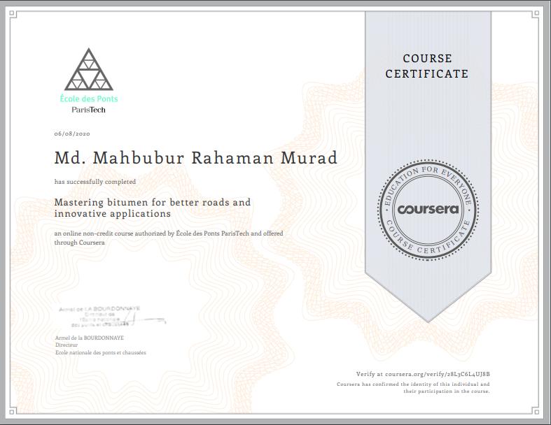 Engr. Md. Mahbubur Rahaman Murad (AMIEB) on LinkedIn: #achievements Engr. Md. Mahbubur Rahaman Murad (AMIEB) on LinkedIn: #achievements
