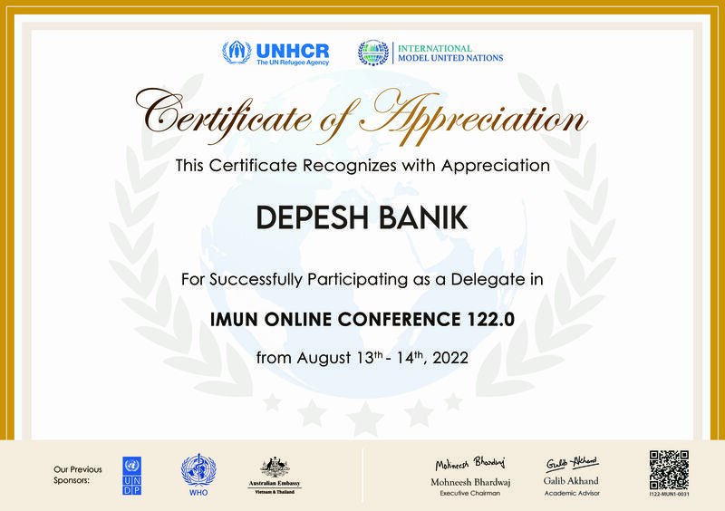 Depesh Banik, PMI-DASM®, ISCEA-CPLM® on LinkedIn: #internationalmun # ... Depesh Banik, PMI-DASM®, ISCEA-CPLM® on LinkedIn: #internationalmun # ...