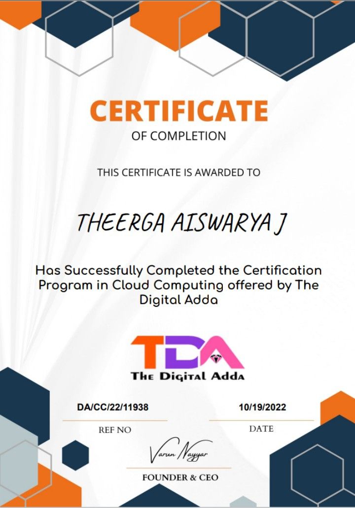 Theerga Aiswarya J posted on LinkedIn Theerga Aiswarya J posted on LinkedIn