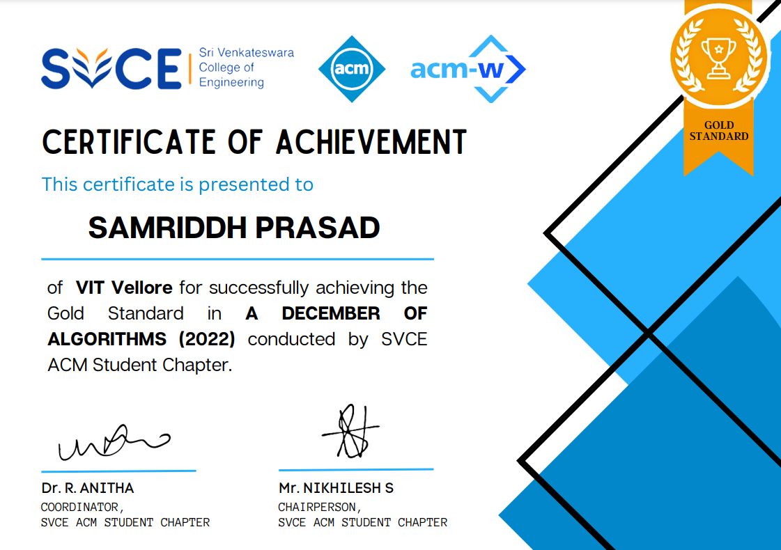 Samriddh Prasad on LinkedIn: #learning #algorithms #acm #connections # ... Samriddh Prasad on LinkedIn: #learning #algorithms #acm #connections # ...
