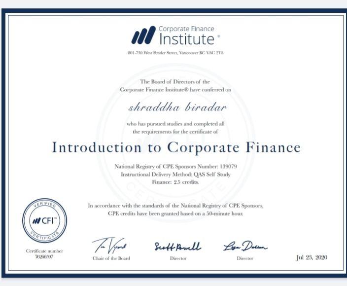 Shraddha Biradar on LinkedIn: #certificateofcompletion # ... Shraddha Biradar on LinkedIn: #certificateofcompletion # ...