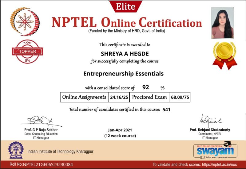 Shreya A. on LinkedIn: #nptel Shreya A. on LinkedIn: #nptel