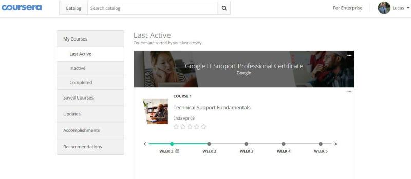 Lucas Preble on LinkedIn: I've just started the Google IT Support ... Lucas Preble on LinkedIn: I've just started the Google IT Support ...