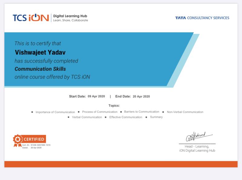 Vishwajeet Yadav on LinkedIn: #tatagroup #tcs Vishwajeet Yadav on LinkedIn: #tatagroup #tcs