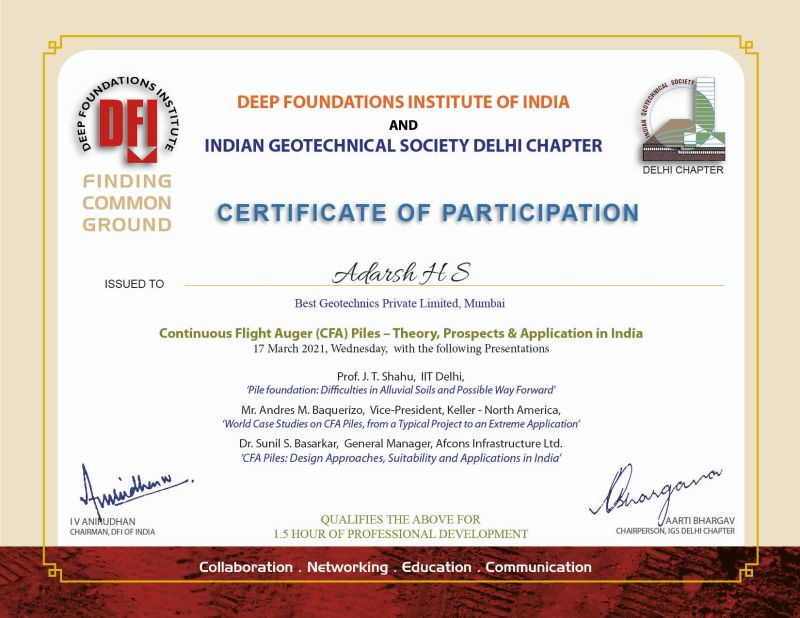 Adarsh H. S. on LinkedIn: Received Certificate of Participation from ... Adarsh H. S. on LinkedIn: Received Certificate of Participation from ...