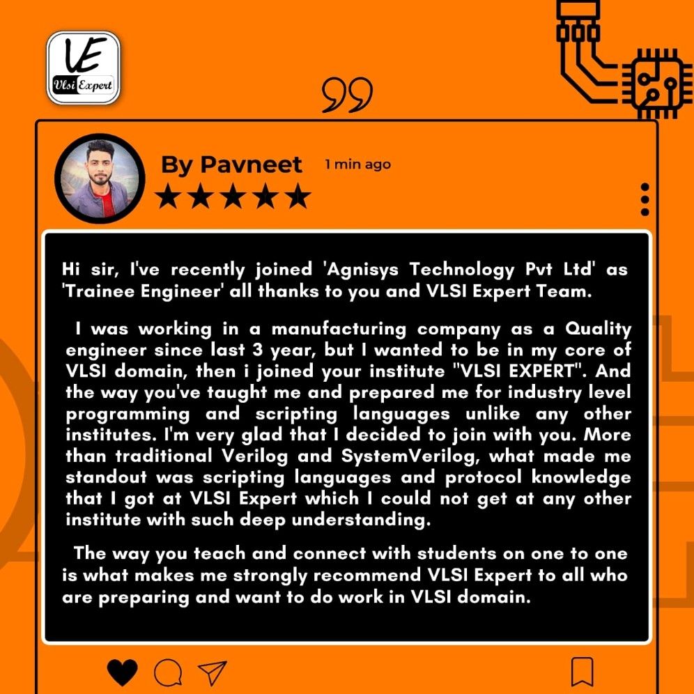 VLSI EXPERT Private Limited on LinkedIn: #vlsiexpert #placement #vlsi # ... VLSI EXPERT Private Limited on LinkedIn: #vlsiexpert #placement #vlsi # ...