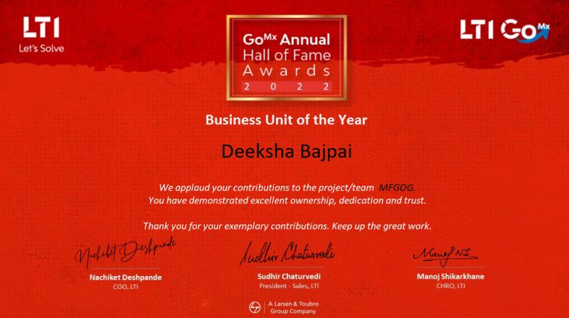 Deeksha Bajpai on LinkedIn: #lti #lti #gomx #awards #recognition | 21 ... Deeksha Bajpai on LinkedIn: #lti #lti #gomx #awards #recognition | 21 ...