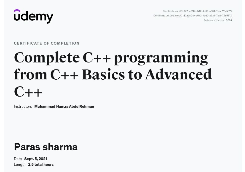 PARAS SHARMA on LinkedIn: Finally completed this amazing course on ... PARAS SHARMA on LinkedIn: Finally completed this amazing course on ...
