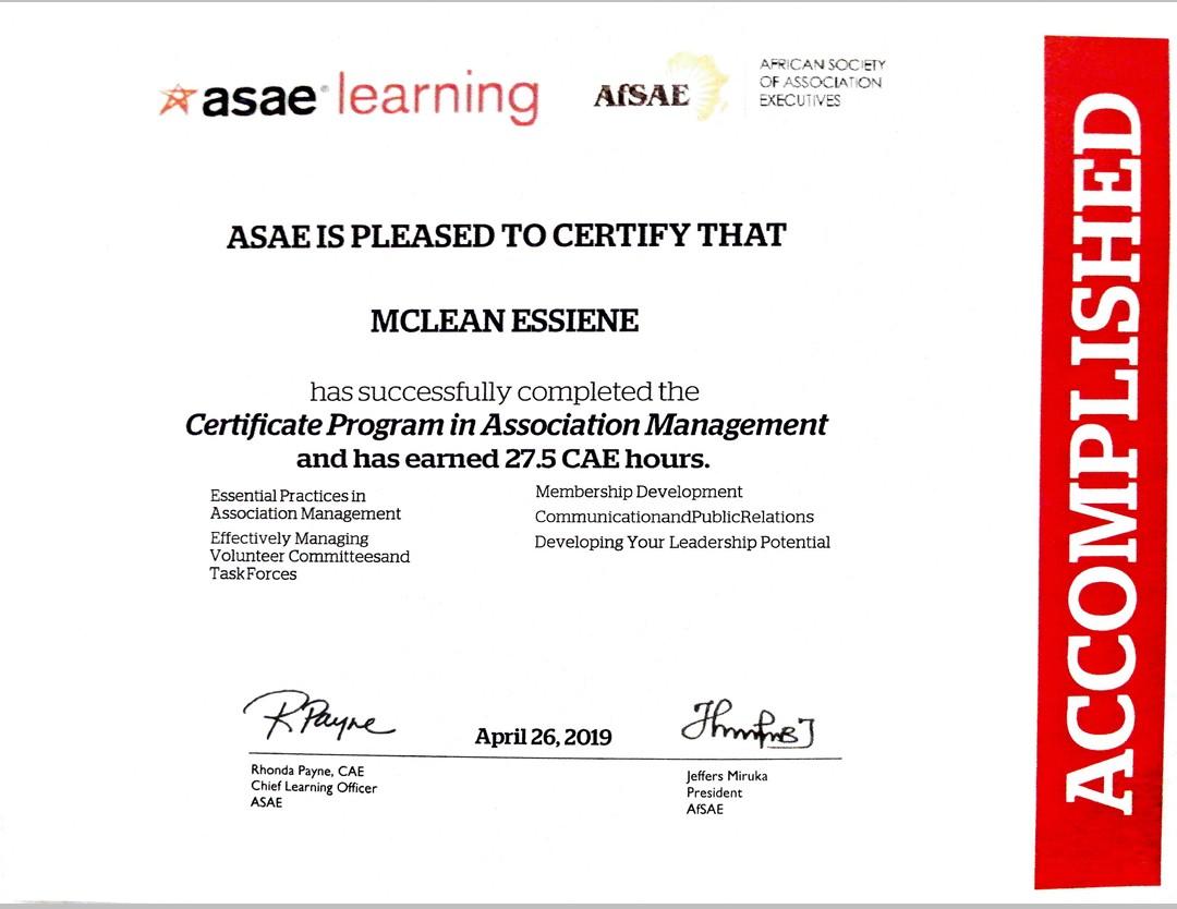 Dr. McLean S. Essiene CPP®, PCI®, PSP®, CCIP. Ph.D. on LinkedIn: #asae ... Dr. McLean S. Essiene CPP®, PCI®, PSP®, CCIP. Ph.D. on LinkedIn: #asae ...