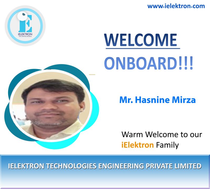 IELEKTRON TECHNOLOGIES PVT. LTD. auf LinkedIn: Welcome Hasnine Mirza ... IELEKTRON TECHNOLOGIES PVT. LTD. auf LinkedIn: Welcome Hasnine Mirza ...