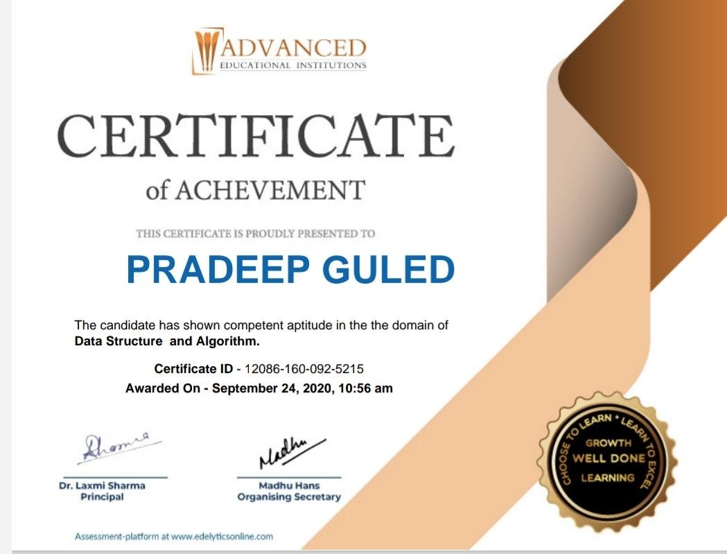 Pradeep Guled on LinkedIn: #datastructures #algorithm Pradeep Guled on LinkedIn: #datastructures #algorithm