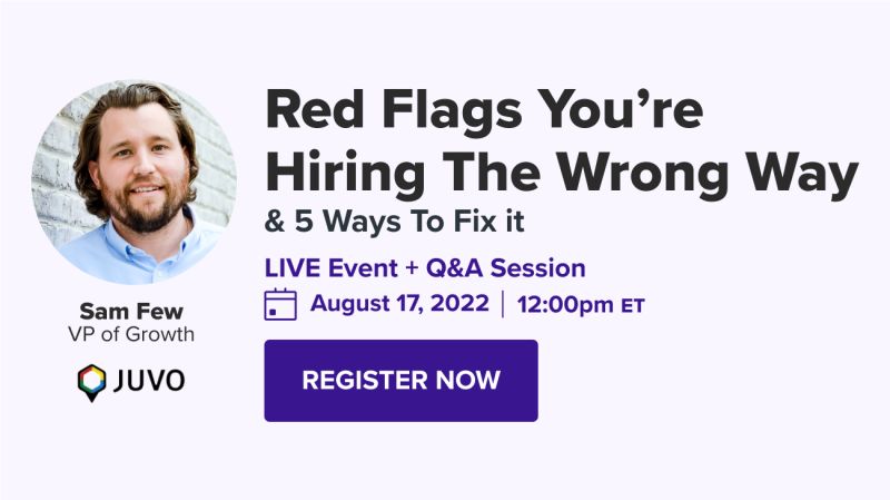 Juvo Jobs on LinkedIn: #redflags #webinar #hiring Juvo Jobs on LinkedIn: #redflags #webinar #hiring