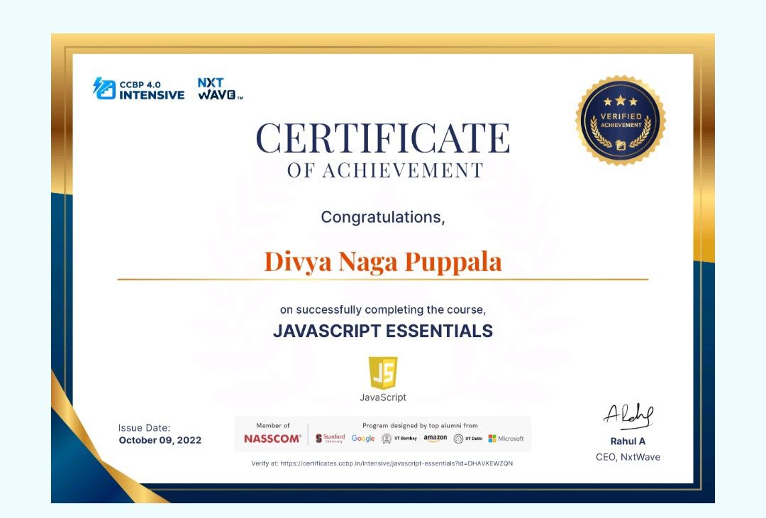 divya puppala on LinkedIn: #javascript divya puppala on LinkedIn: #javascript