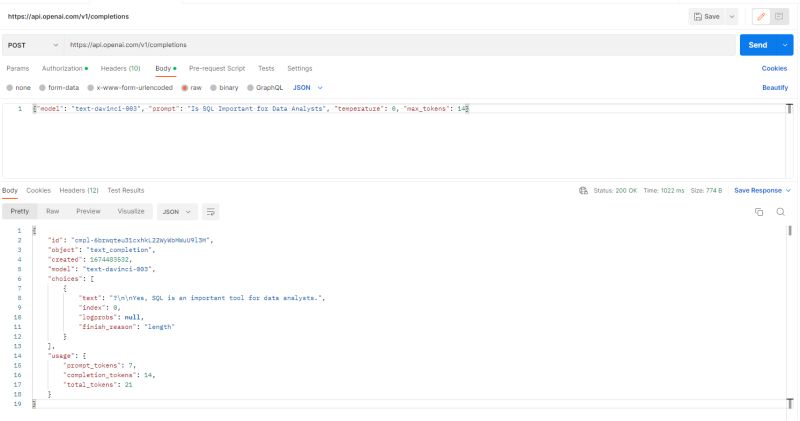 Aswad Rosli on LinkedIn: #chatgpt #chatgpt3 #json #api #apitesting # ... Aswad Rosli on LinkedIn: #chatgpt #chatgpt3 #json #api #apitesting # ...