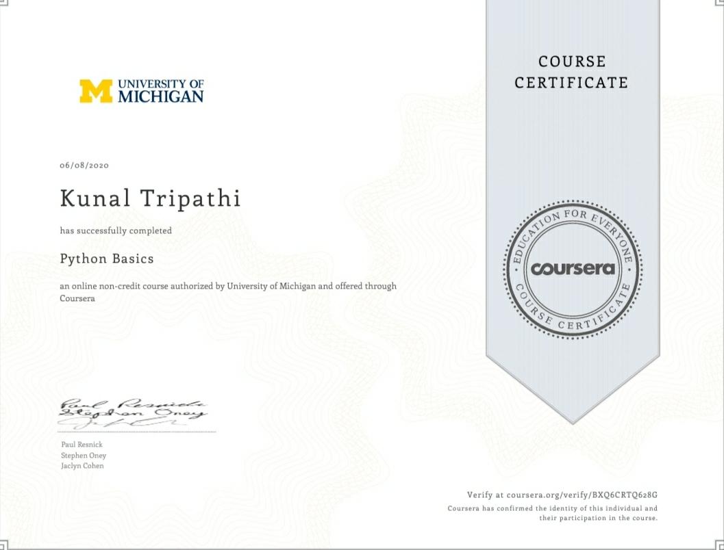 Kunal Tripathi on LinkedIn: #python3 #pythonprogramming # ... Kunal Tripathi on LinkedIn: #python3 #pythonprogramming # ...