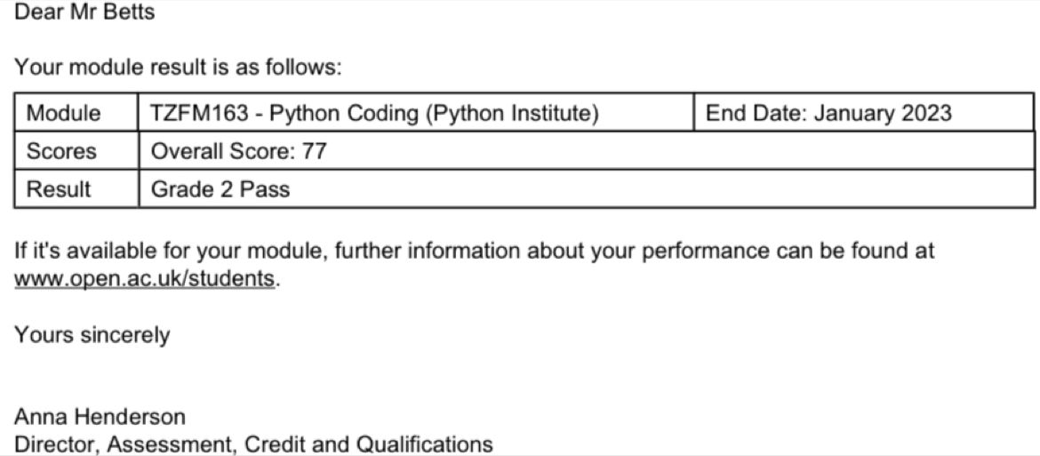 Joshua Betts on LinkedIn: #python #university #coding #cisco #finance # ... Joshua Betts on LinkedIn: #python #university #coding #cisco #finance # ...