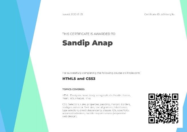 Sandip Anap on LinkedIn: #html #html5 #css #css3 #webdevelopment # ... Sandip Anap on LinkedIn: #html #html5 #css #css3 #webdevelopment # ...