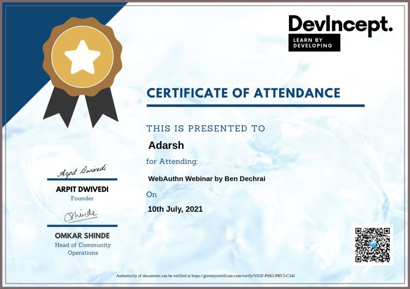 Adarsh . on LinkedIn: #givemycertificate #certificate Adarsh . on LinkedIn: #givemycertificate #certificate