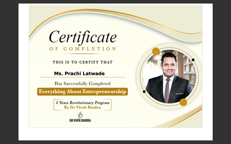 Prachi Latwade on LinkedIn: Certificate of Completion for Everything ... Prachi Latwade on LinkedIn: Certificate of Completion for Everything ...