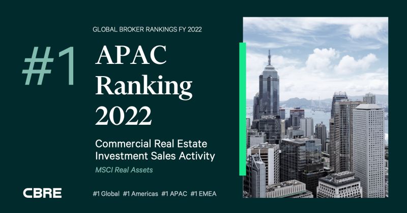 CBRE Asia Pacific on LinkedIn: CBRE was named the top-ranked firm for ... CBRE Asia Pacific on LinkedIn: CBRE was named the top-ranked firm for ...