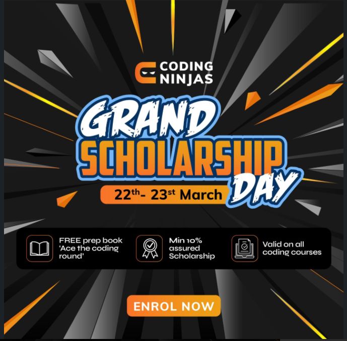 Rahul Raj on LinkedIn: #codingninjas #coding #scholarship #opportunity ... Rahul Raj on LinkedIn: #codingninjas #coding #scholarship #opportunity ...