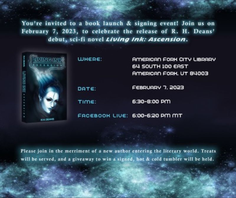 R. H. Deans on LinkedIn: Tomorrow is the day! I will be signing books ... R. H. Deans on LinkedIn: Tomorrow is the day! I will be signing books ...