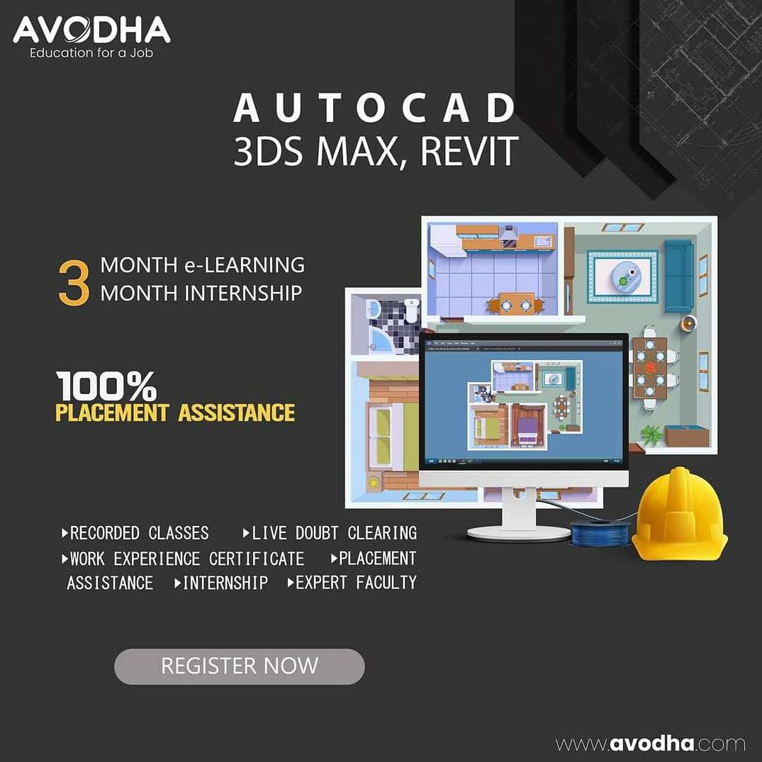Avodha Edutech on LinkedIn: Autocad, 3Ds Max, Revit Avodha Edutech on LinkedIn: Autocad, 3Ds Max, Revit