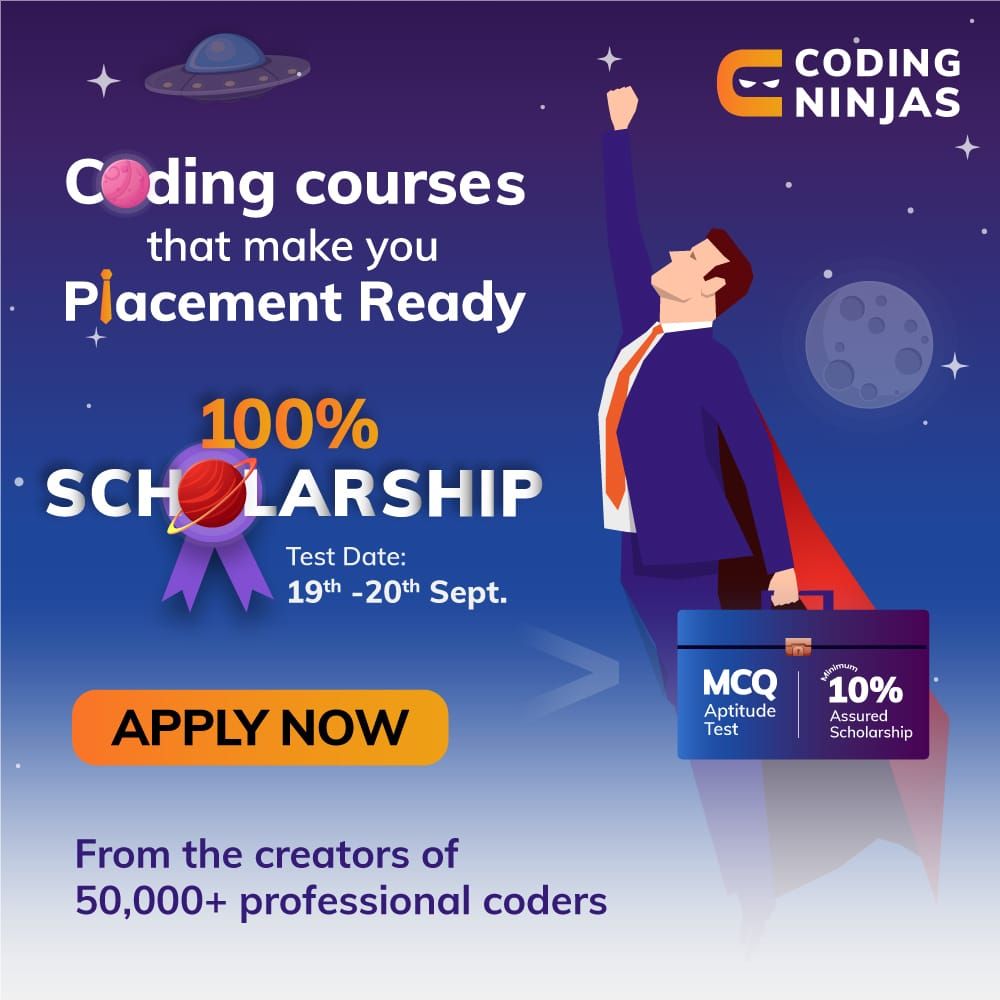 Kriti Sriwastava on LinkedIn: #opportunity #coding #codingninjas # ... Kriti Sriwastava on LinkedIn: #opportunity #coding #codingninjas # ...