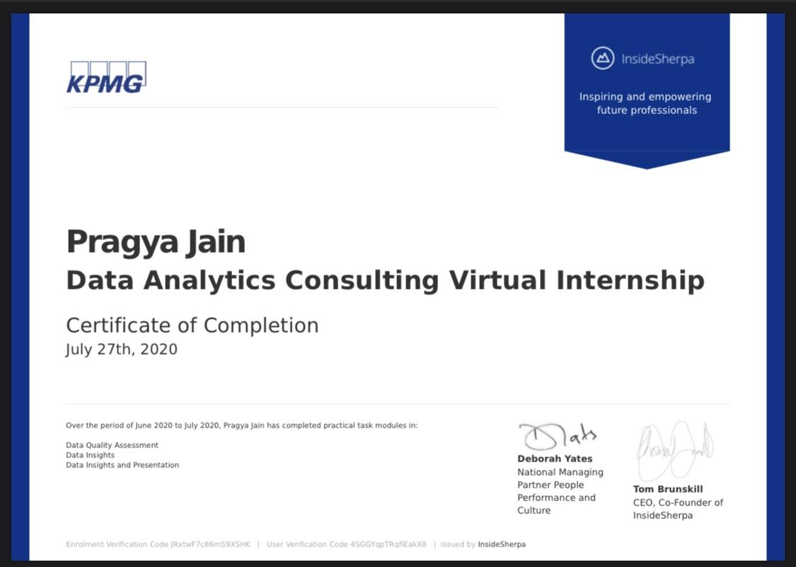Pragya Jain on LinkedIn: #kpmgindia Pragya Jain on LinkedIn: #kpmgindia
