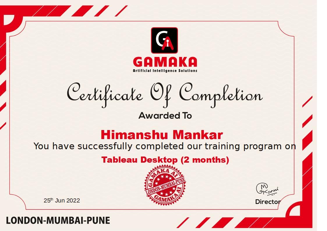 Himanshu Mankar on LinkedIn: #gamakaai #datascience #python # ... Himanshu Mankar on LinkedIn: #gamakaai #datascience #python # ...