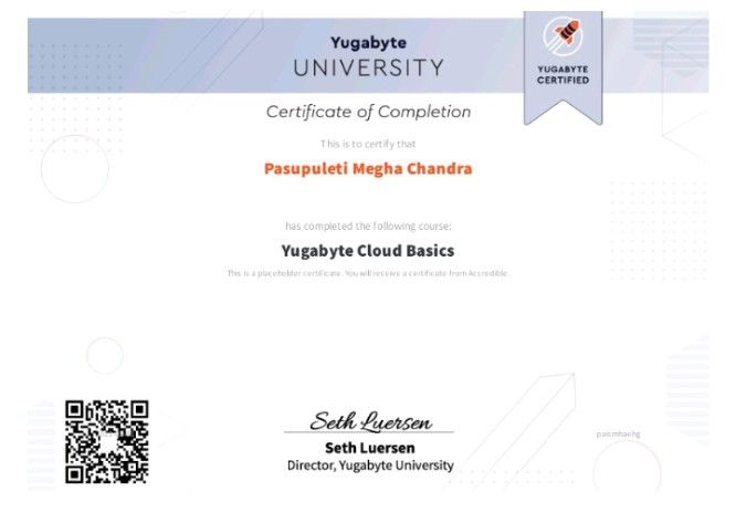 Megha Chandra Pasupuleti on LinkedIn: #sql #ysql #ycql #yugabytedb # ... Megha Chandra Pasupuleti on LinkedIn: #sql #ysql #ycql #yugabytedb # ...