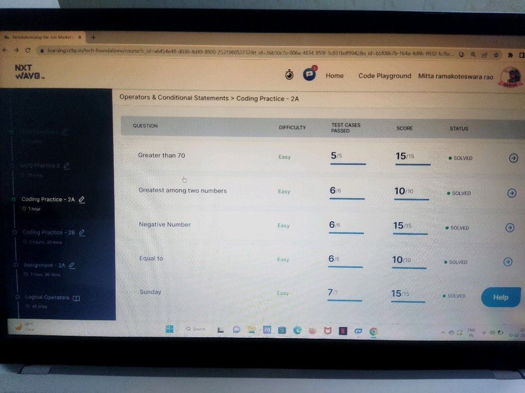 RamaKoteswara Rao Mitta on LinkedIn: #1hour #ccbp #pythonprogramming # ... RamaKoteswara Rao Mitta on LinkedIn: #1hour #ccbp #pythonprogramming # ...