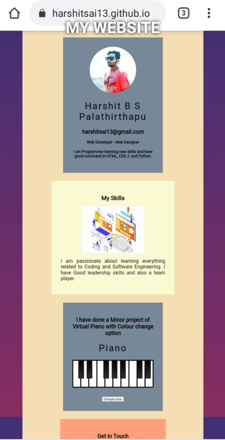 Harshit B S Palathirthapu on LinkedIn: #html #htmlcss #websitedesigning ... Harshit B S Palathirthapu on LinkedIn: #html #htmlcss #websitedesigning ...