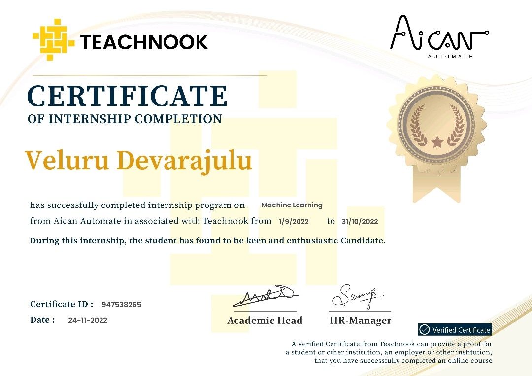 Veluru Devarajulu on LinkedIn: Recently,i got the certificate of ... Veluru Devarajulu on LinkedIn: Recently,i got the certificate of ...