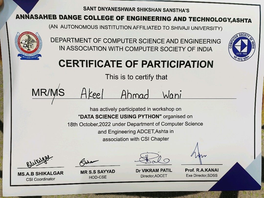 Akeel Ahmad Wani on LinkedIn: #python #datascience Akeel Ahmad Wani on LinkedIn: #python #datascience